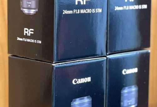 Canon RF 24mm f/1.8 Macro IS STM новый