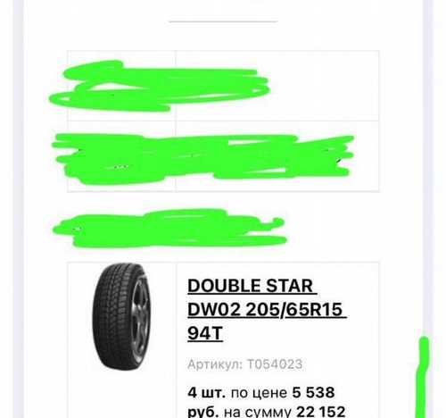 DoubleStar DW02 205/65 R15