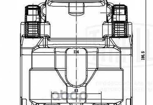 Суппорт торм. для а/м BMW 5 F10/F11/F07 (10) п
