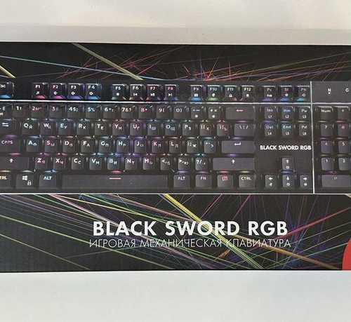Игровая клавиатура dexp black sword RGB