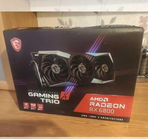 Видеокарта amd radeon rx 6800 12gb 256-bit