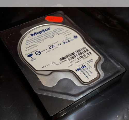 Проверен Maxtor 40Gb 7200rpm IDE smart-тест