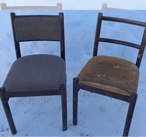 Два чехословацких стула в реставрацию