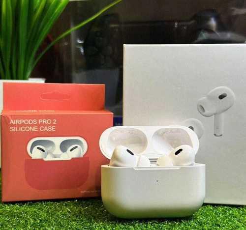 Airpods Pro 2 Gen. с гарантией и защитным аксессуаром
