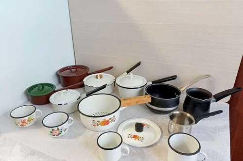Ковши, дуршлаги, кружки, турки для кофе