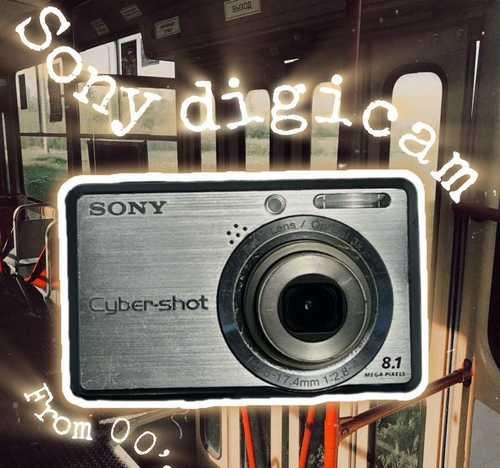 Мыльница sony cybershot y2k