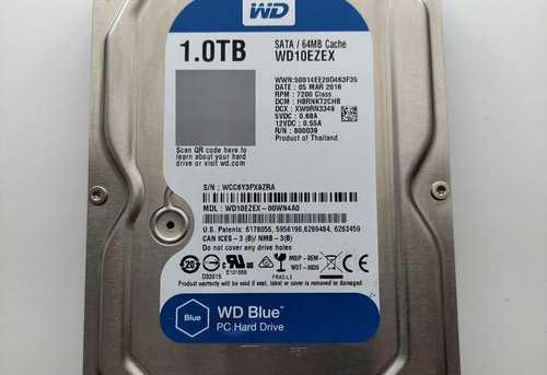 Жесткие диски Western Digital 1Tb WD10ezex