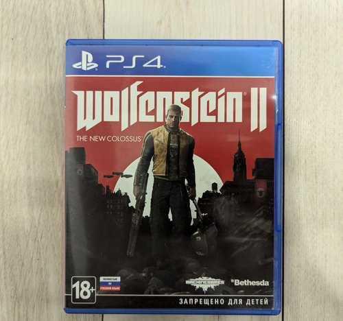 Диск Wolfenstein II: The New Colossus на PS4 PlayS