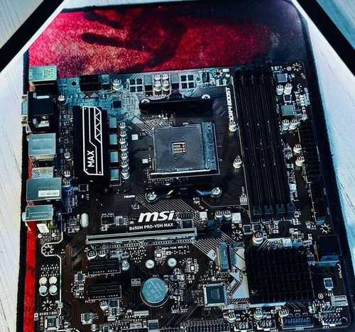 Материнская плата MSI B450M PRO-VDH MAX