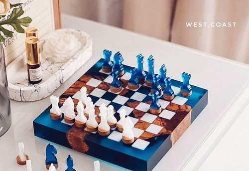 Мини-шахматы деревянные необычные ручной работы