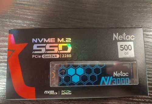 SSD Netac диск 512GB M2 с установленным Windows 10