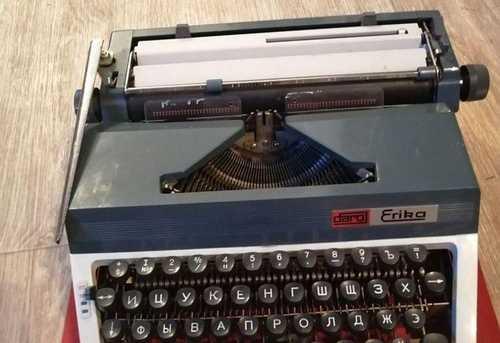 Пишущая машинка erika daro