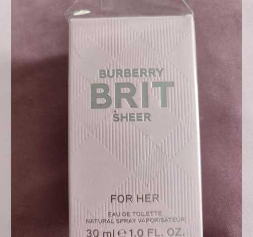 Brit Burberry sheer духи