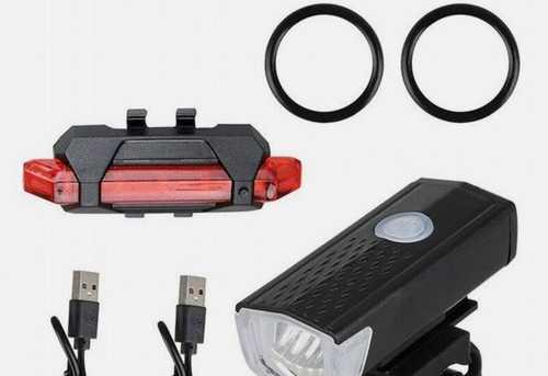 USB аккумуляторная велосипедная лампа