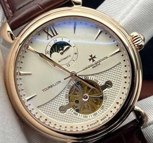 Часы золотые Vacheron Constantin White