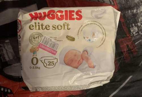 Подгузники хаггис elite soft 0