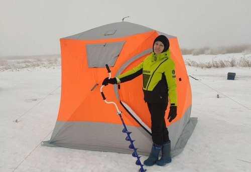 Зимняя утепленная палатка, куб, 240 240 220, новая