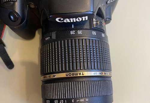 Фотоаппарат canon DS126231 с объективом Tamron