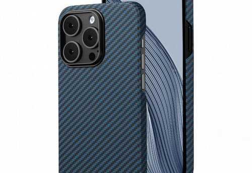 Чехол Pitaka MagEZ Case 3 Black/Blue Twil Pro Max