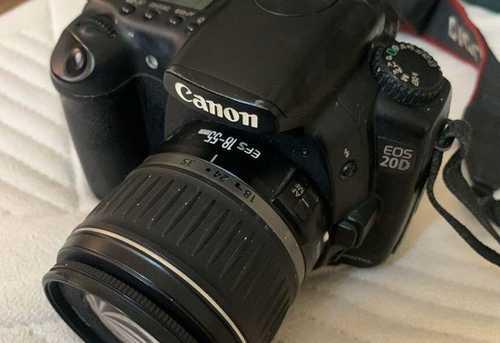 Зеркальный фотоаппарат canon EOS 20D