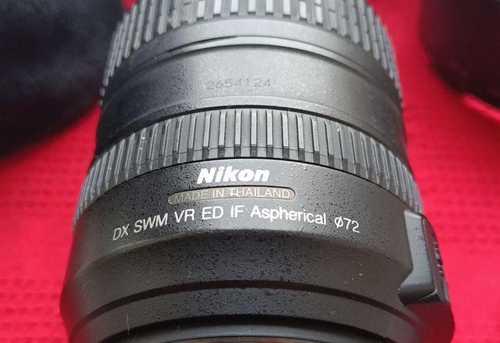 Объектив nikon 18 200. Запчасти или в ремонт