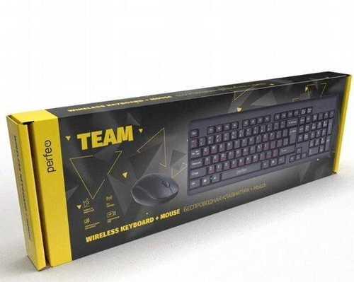 Комплект клавиатура + мышь perfeo Team