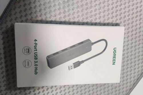 Ugreen. USB концентратор (хаб) 4 в 1, 4 x USB 3.0