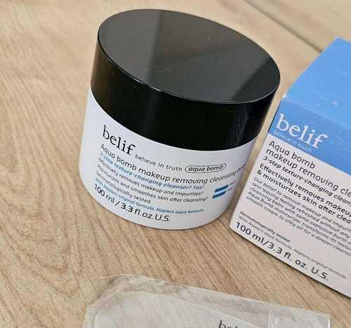 Belif aqua bomb makeup removing cleansing balm