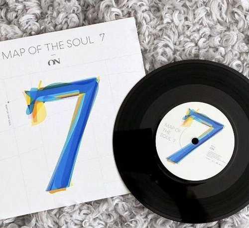 BTS виниловая пластинка map of the soul 7