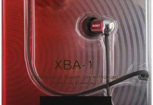 Sony XBA-1IP наушники однодрайверные для iPhone