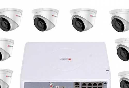 Комплект Видеонаблюдение Hiwatch Hikvision + 8 кам