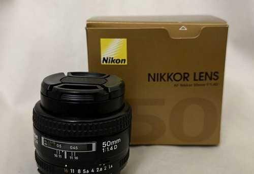 Объектив Nikon Nikkor AF 50mm f/1.4D