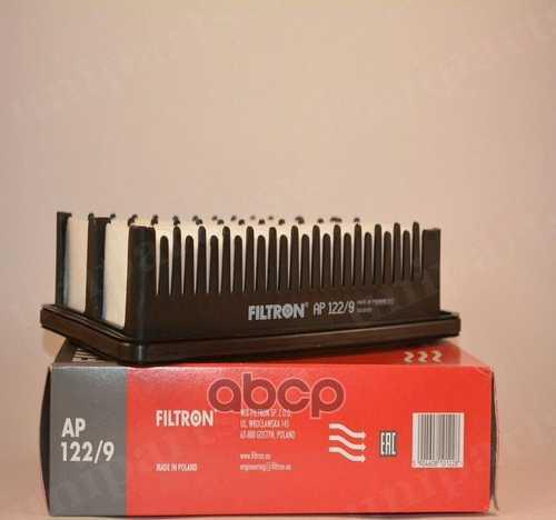 Фильтр воздушный filtron AP122/9 hyundai/KIA AP