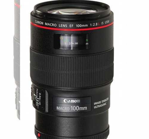 Объектив Canon EF 100mm f/2.8L Macro IS USM