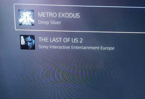The last of us 2, Metro Exodus, Mxgp 2020 ps4