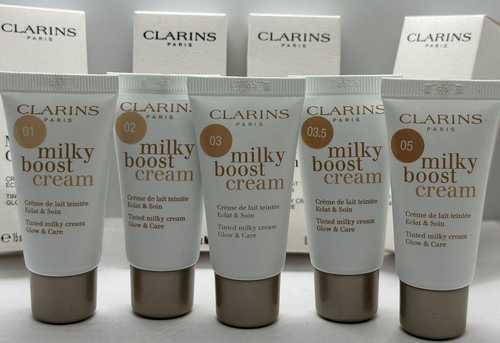 Тональный крем - сияние clarins milky boost cream