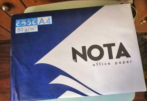 Бумага Nota Office Paper A4, 80г, 500л
