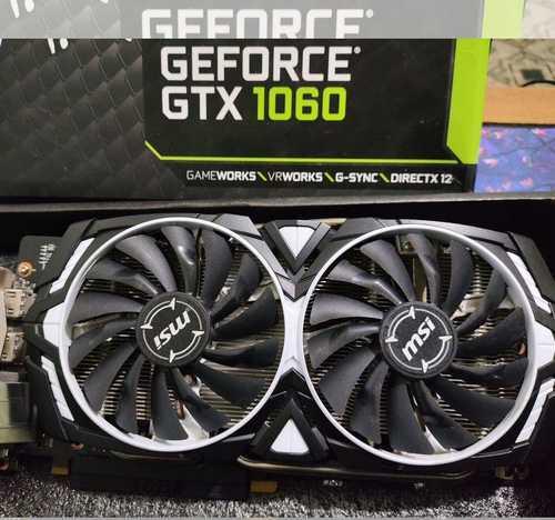 Видеокарта MSI GeForce GTX 1060 6gb