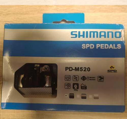 Контактные педали Shimano PD-M520