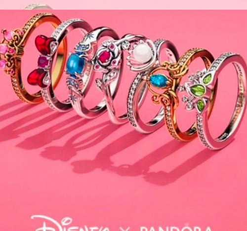 Кольцо Pandora x Disney Оригинал, любой размер