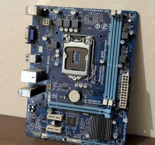 Материнская плата lga 1155 gigabyte h61m