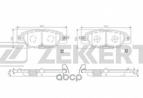 Колодки торм. диск. задн. Mazda CX-5 14- bs-301