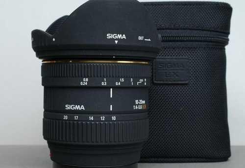 Объектив Sigma Sony A 10-20 f/4-5.6