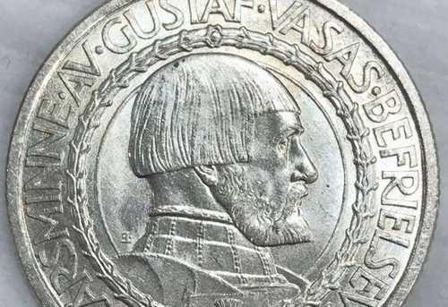 Серебро 2 кроны Швеция 1921