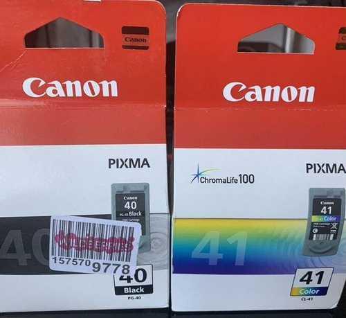 Картридж pixma Canon PG-40, GL-41. Комплект