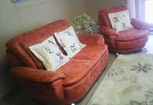 Мягкая мебель диваны и кресла кожаные