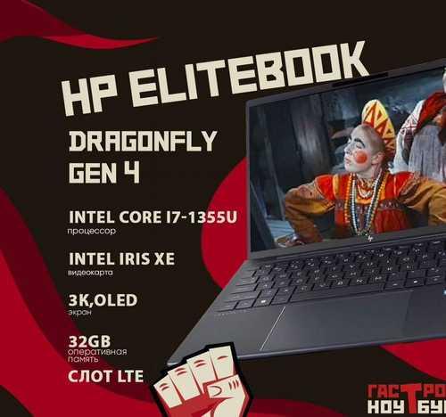 HP EliteBook DragonFly Gen 4 i7-1355U Iris XE 32GB