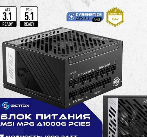 Блок питания MSI MPG A1000G pcie5