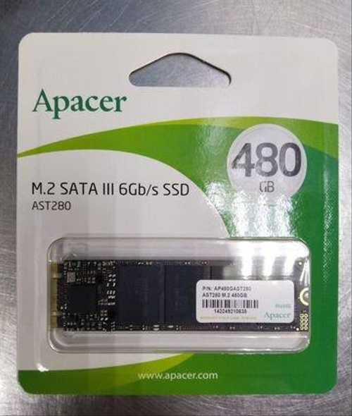 Новый SSD диск Apacer AST280 480гб