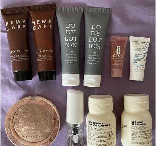 Le labo,clinique,bioderma, шампуни, крема, бронзер